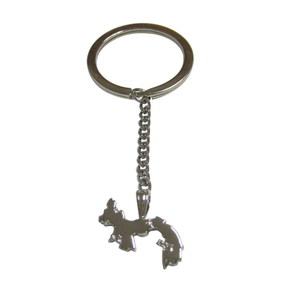 Kiola Designs | Accessories | Panama Map Shape Pendant Keychain | Poshmark